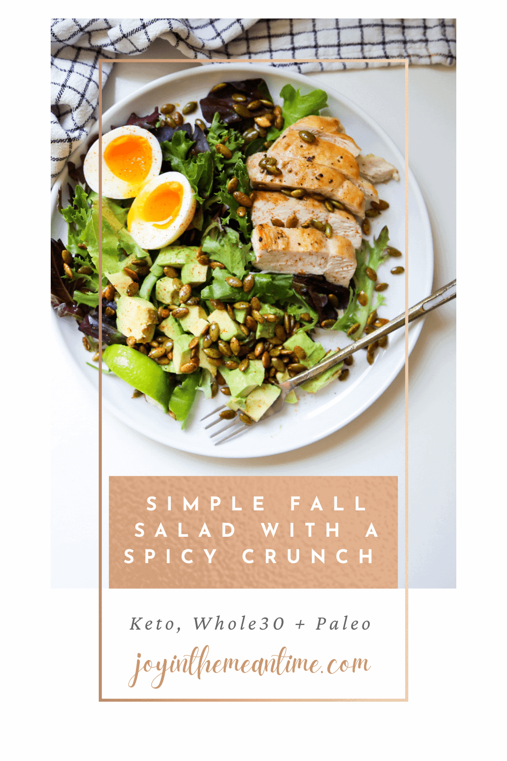Simple Fall Salad Recipe - Joy in the Meantime